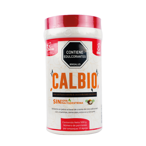 CALBIO - 500g - NUTRITION FACTORY | Vitaliah Stevia -Alimentos saludables