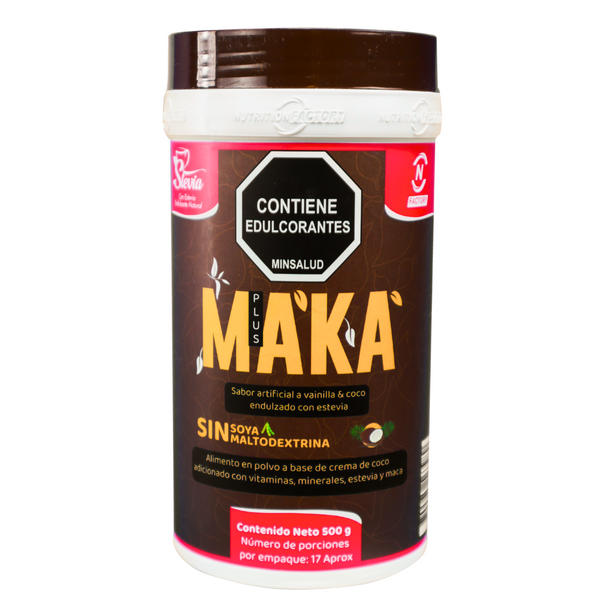 Maka Plus 500 g - Nutrition Factory | Vitaliah Stevia -Alimentos saludables